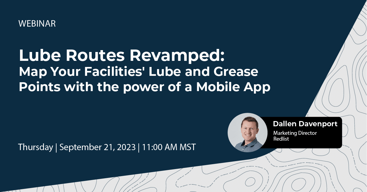 Map Your Facilities' Lube and Grease Points with a Mobile App