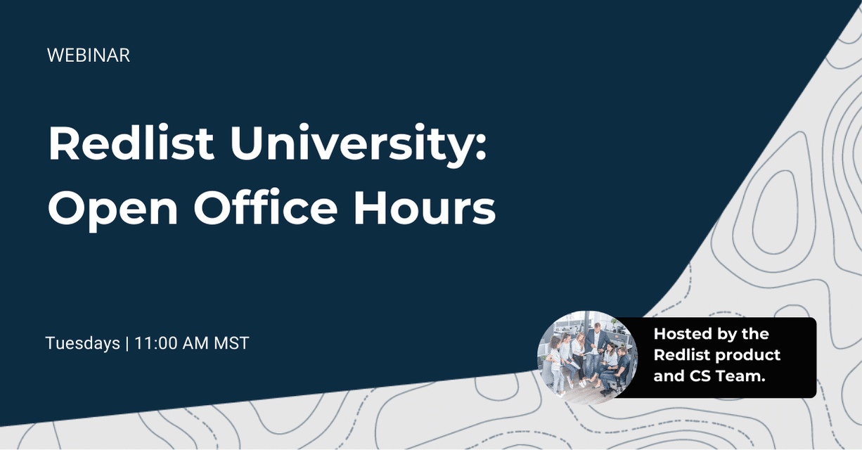 Redlist University: Open Office Hours - Redlist